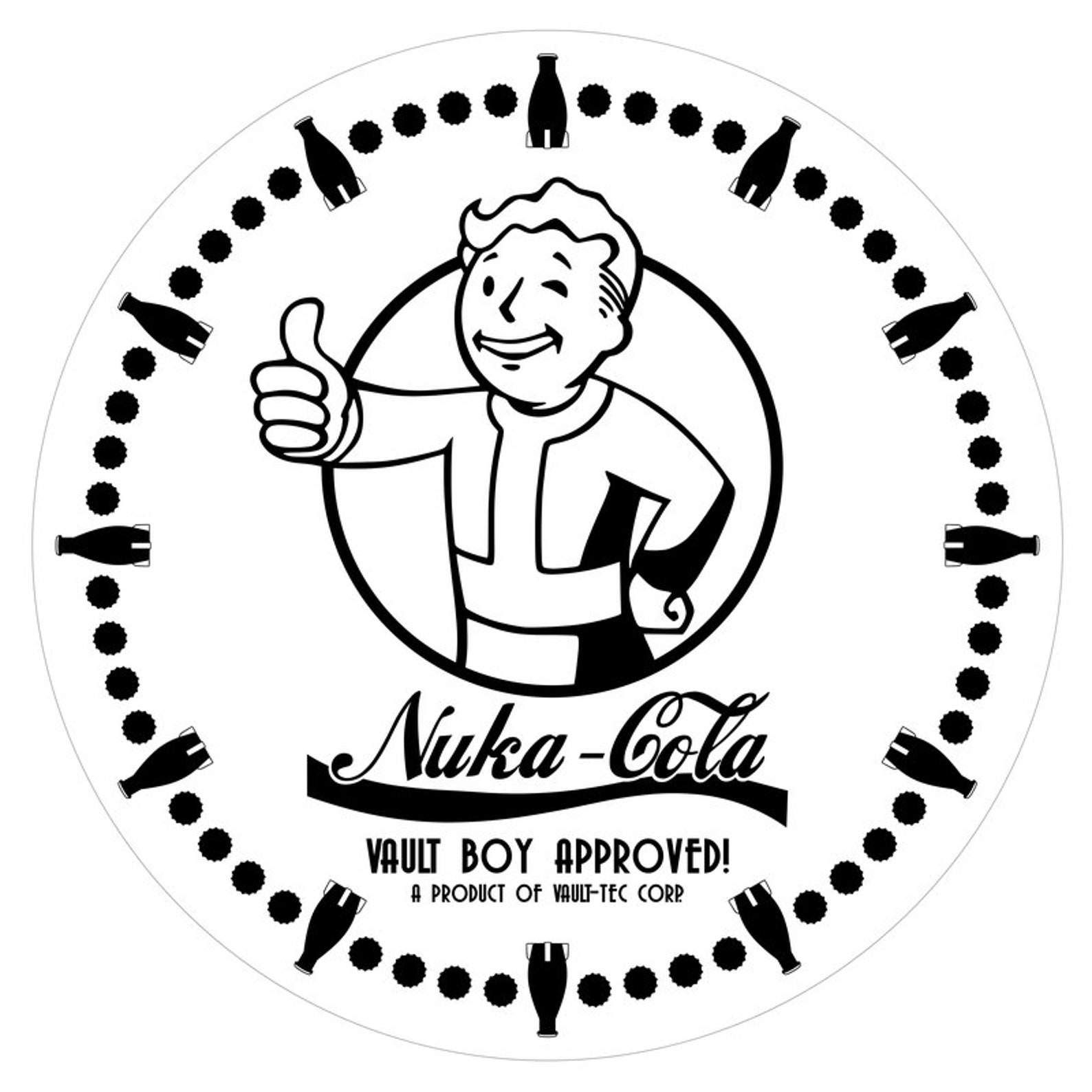 Nuka Cola Clock SVG - Etsy
