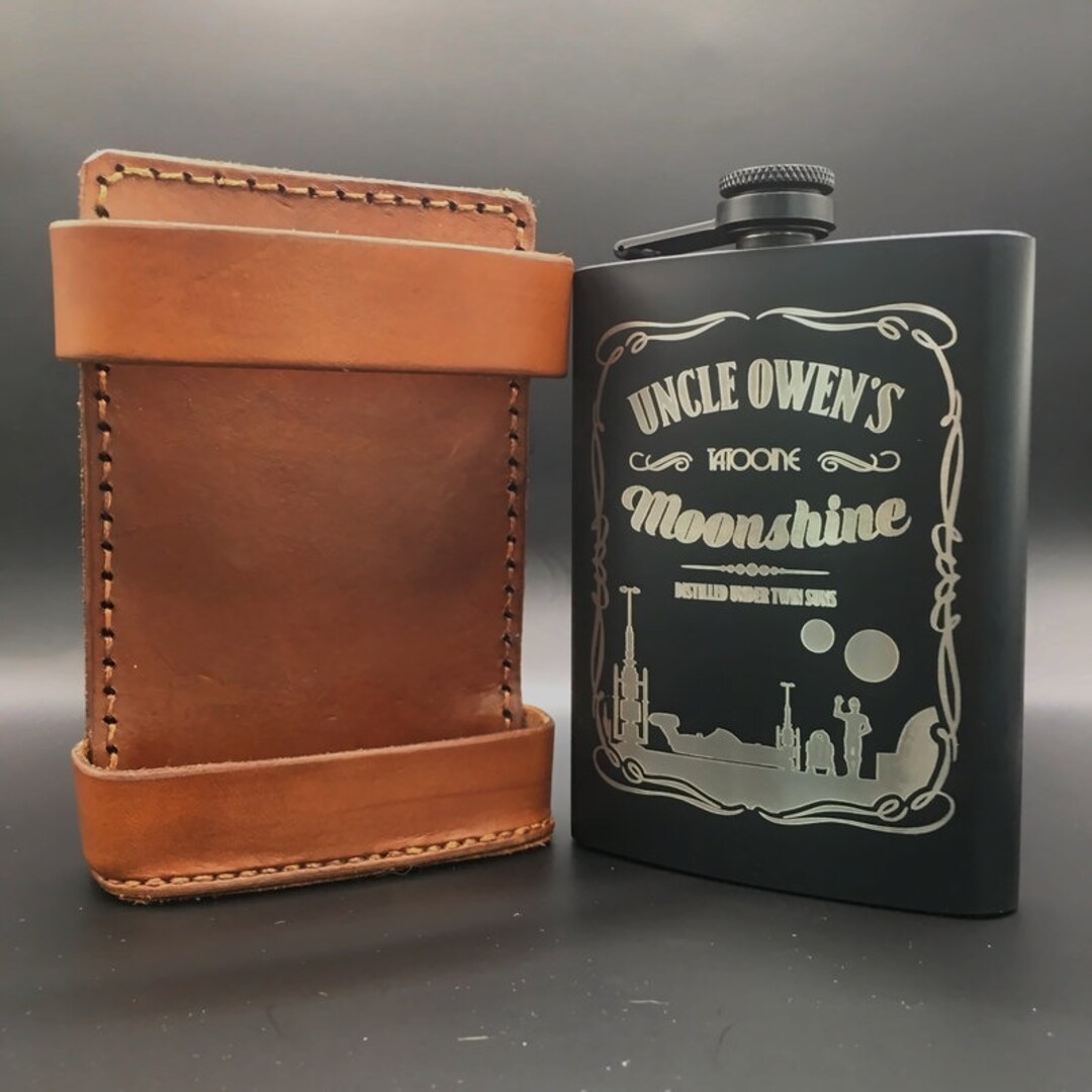 Leather Belt Flask Holder - Etsy