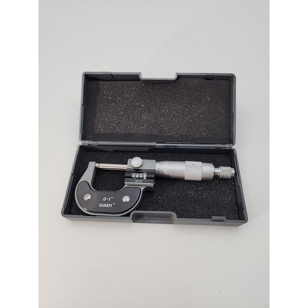 0-1" Precision Outside Micrometer 0.0001" in Case - Etsy