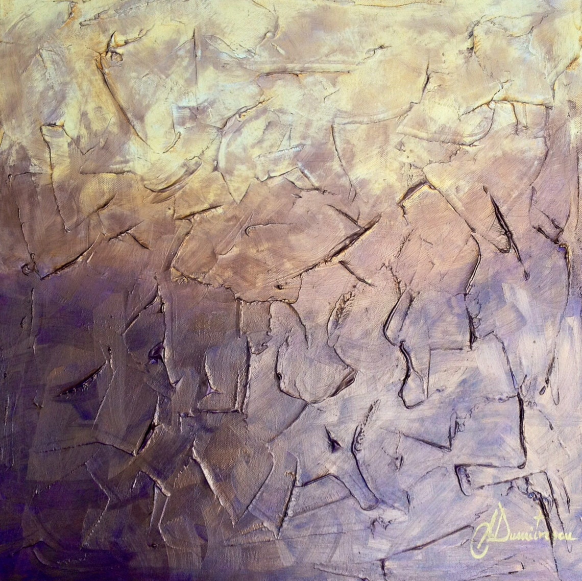 Vintage Painting, Abstract Art, Wall Art, 20, Original Acrylic Art ...