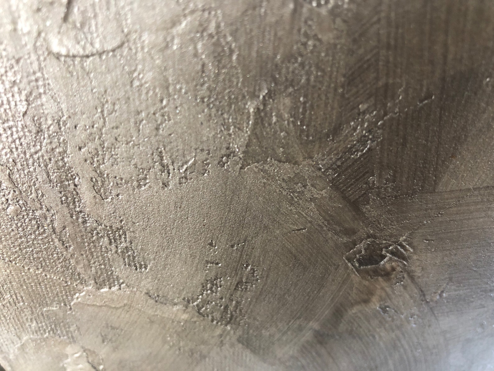 Silver Painting, Large Painting, Abstract Painting, Silver Leaf Art ...