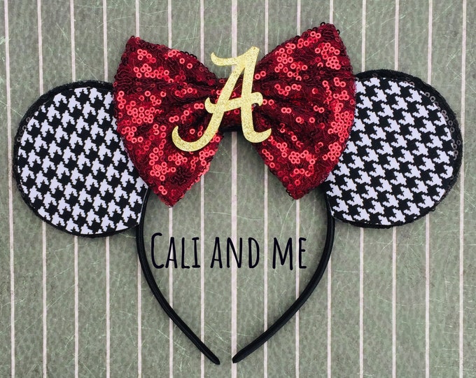 Alabama Mouse Ears, University of Alabama, Alabama Crimson Tide, Roll ...