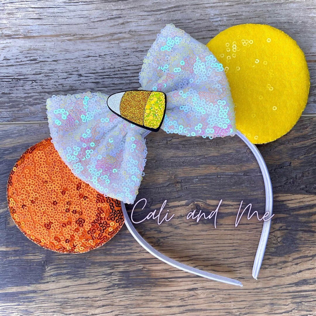 Candy Corn Ears, Halloween Mickey Ears, Halloween Minnie Ears, Candy ...