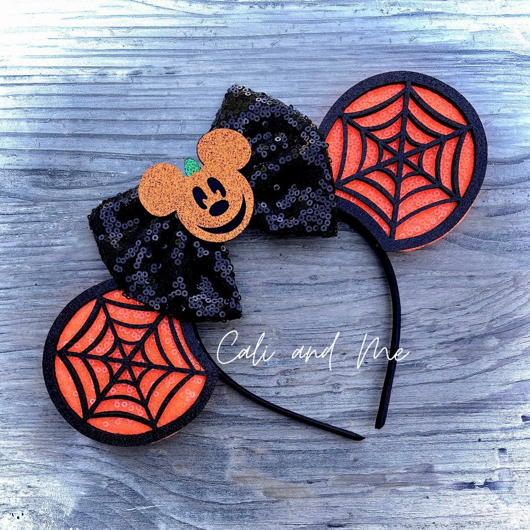Pumpkin Ears, Halloween Mickey Ears, Halloween Minnie Ears, Disney ...