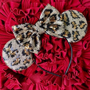 Animal Kingdom Ears, Animal Kingdom Mickey Ears, Leopard Minnie Ears ...