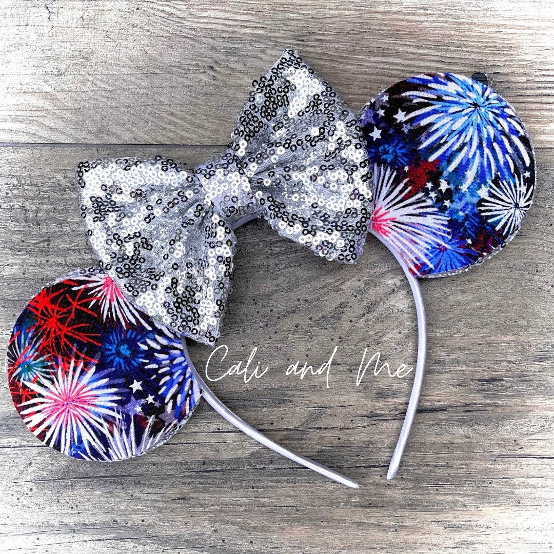 Fireworks Minnie Ears Fireworks Mouse Ears Fireworks Mickey - Etsy