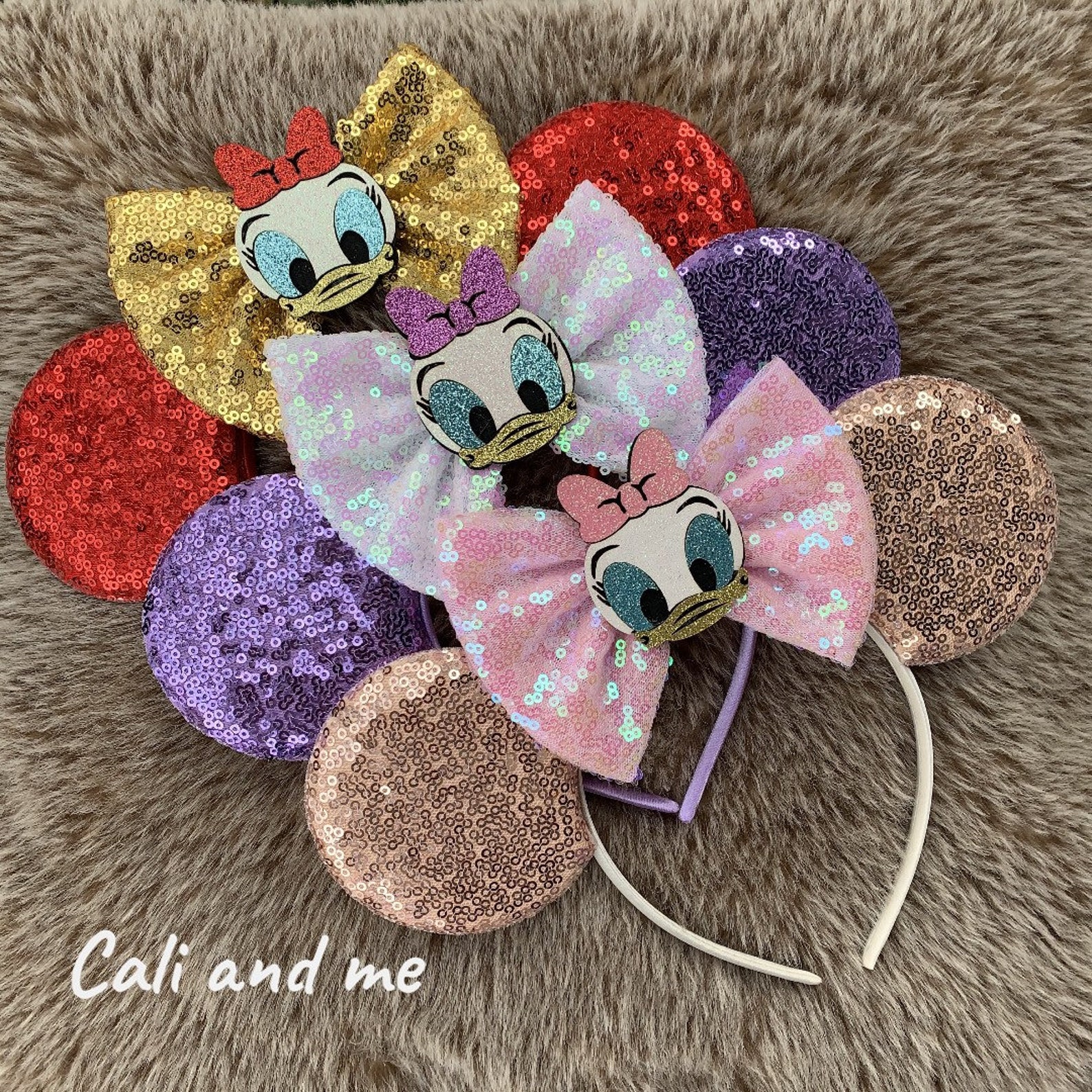 Daisy Duck Ears Disney Daisy Duck Minnie Mouse Ears Disney - Etsy