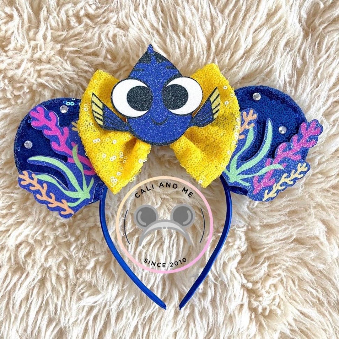 Dory Inspired Ears, Finding Dory Ears, Dory Mickey Ears, Dory Ears ...