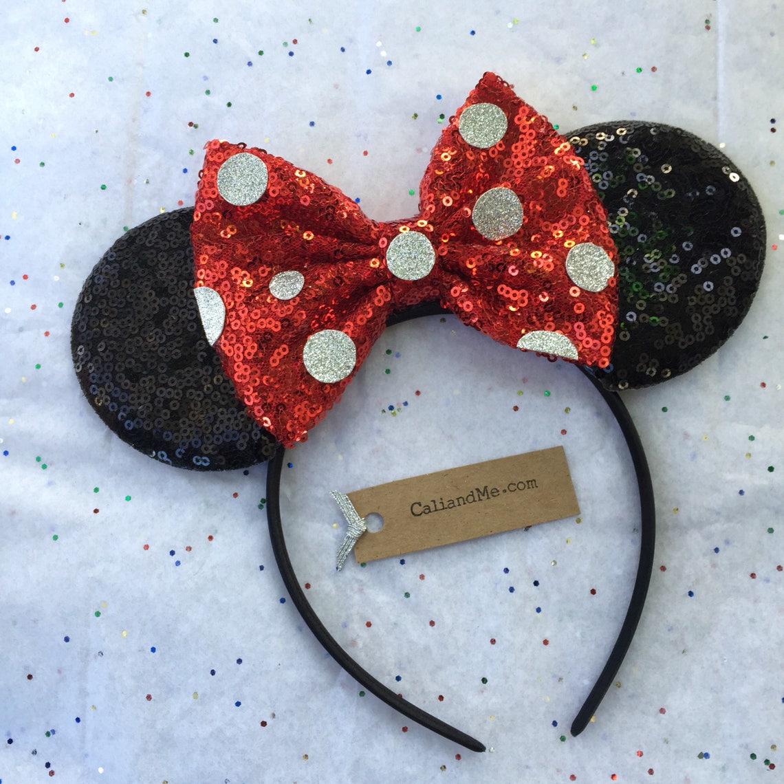 Polka Dot Minnie Ears Polka Dot Mickey Ears Disney Minnie | Etsy