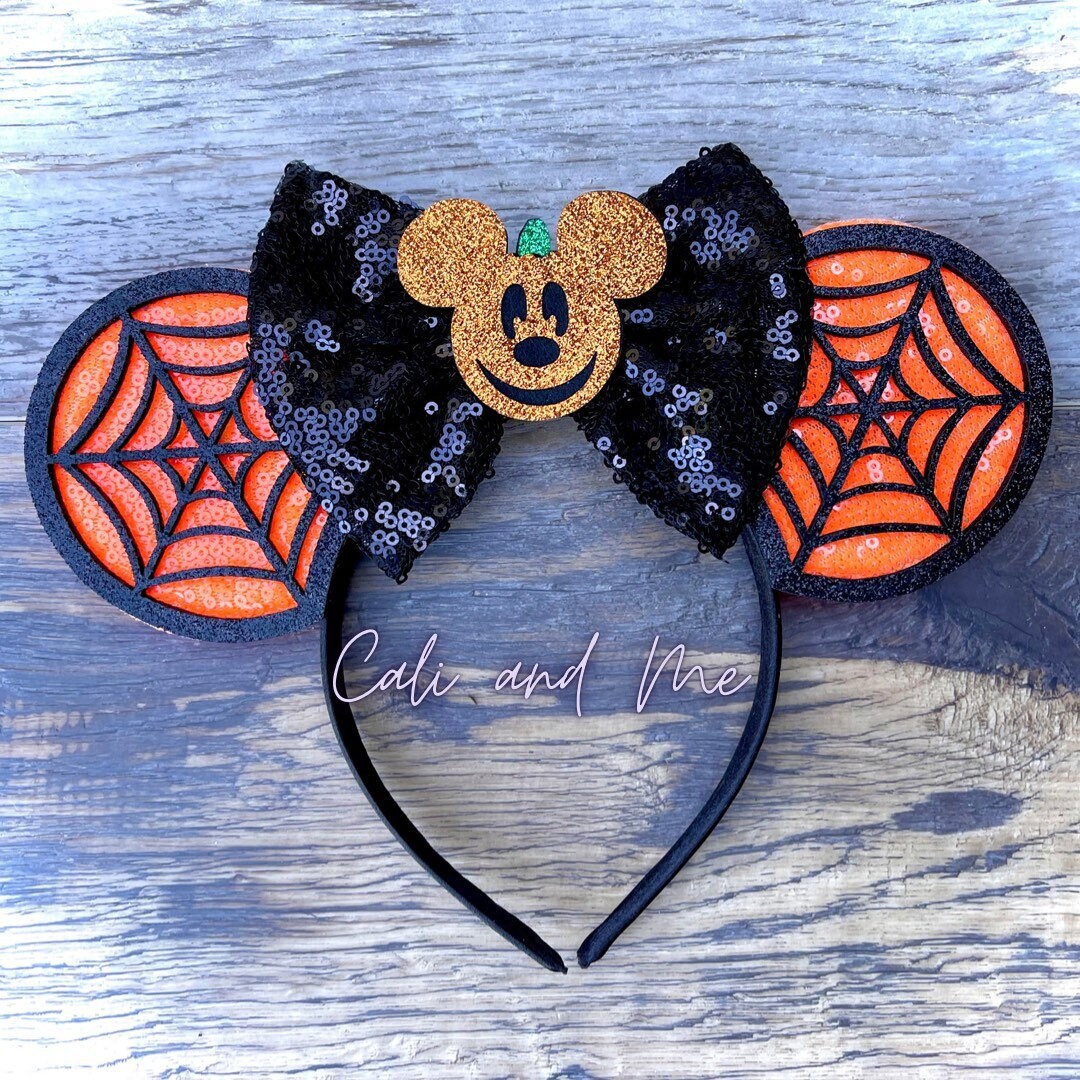 Pumpkin Ears, Halloween Mickey Ears, Halloween Minnie Ears, Disney ...