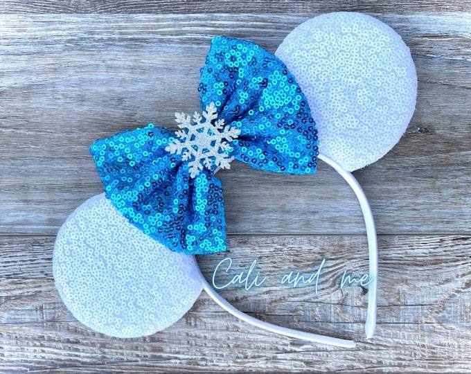 Frozen Ears, Princess Elsa Minnie Ears, Frozen 2 Elsa Minnie Ears ...