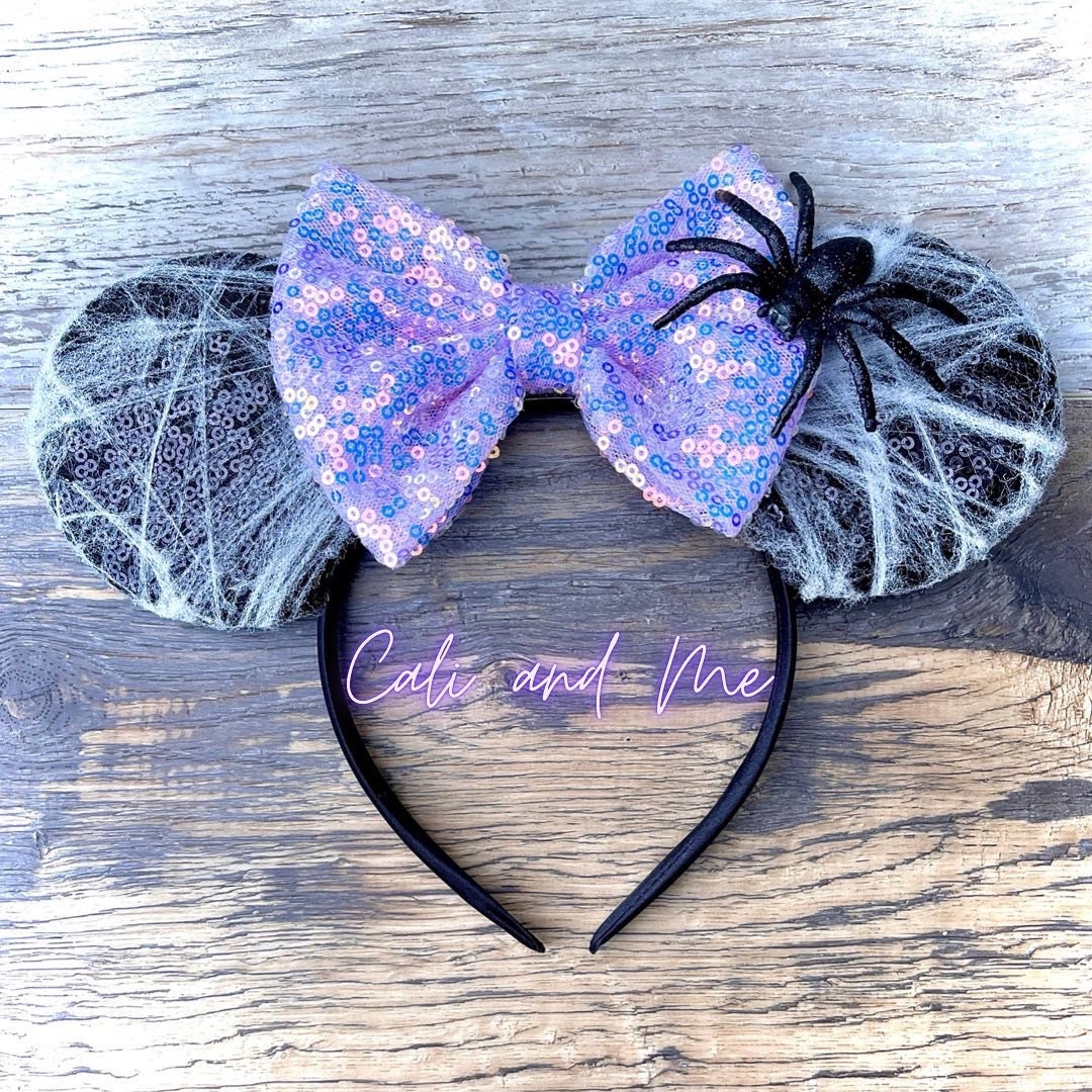 Minnie Mouse Halloween Ears, Halloween Minnie Ears, Mickey Mouse ...