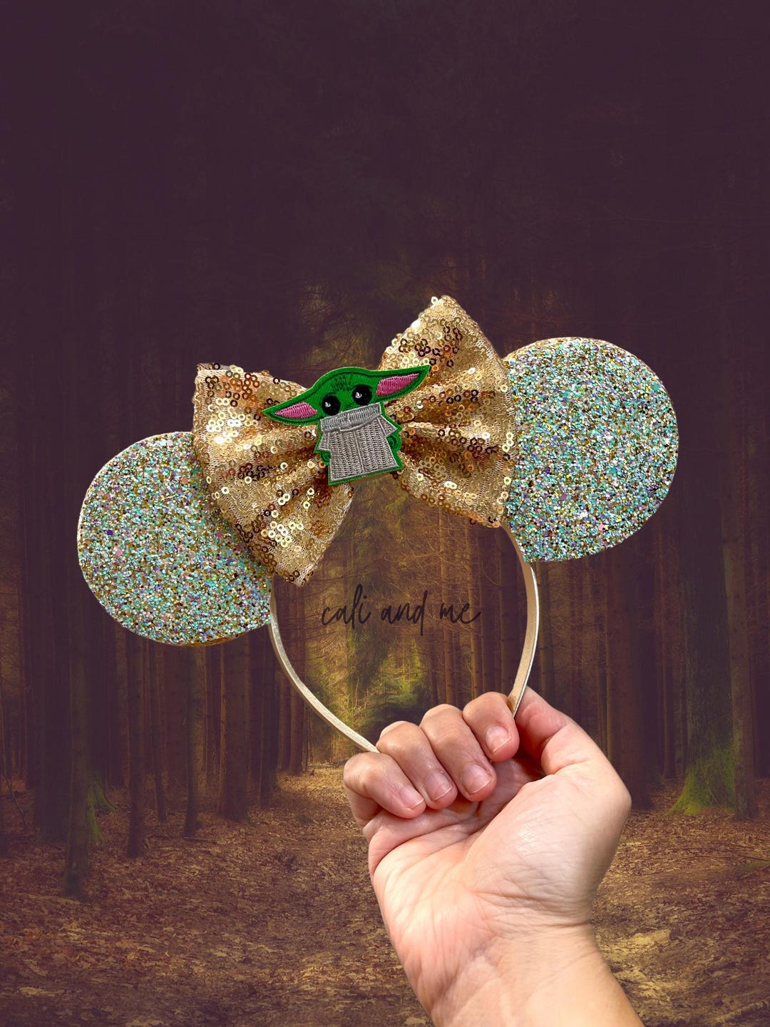 Baby Yoda Ears, Star Wars Inspired Ears, Mickey Ears, Grogu Mickey Ears ...