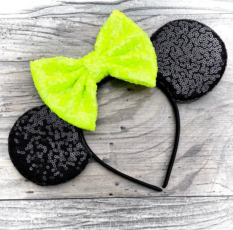 Neon Mickey Ears Neon Minnie Ears Neon Disney Mouse Ears | Etsy