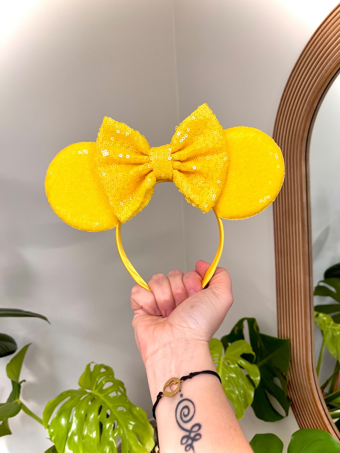 Solid Yellow Mouse Ears, Yellow Minnie Ears, Yellow Mickey Ears, Yellow ...