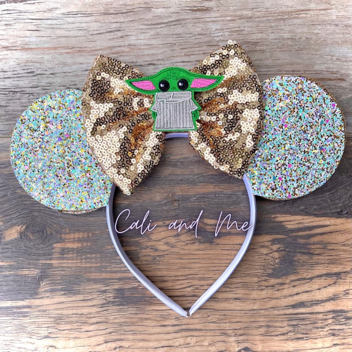 Baby Yoda Ears, Star Wars Inspired Ears, Mickey Ears, Grogu Mickey Ears ...
