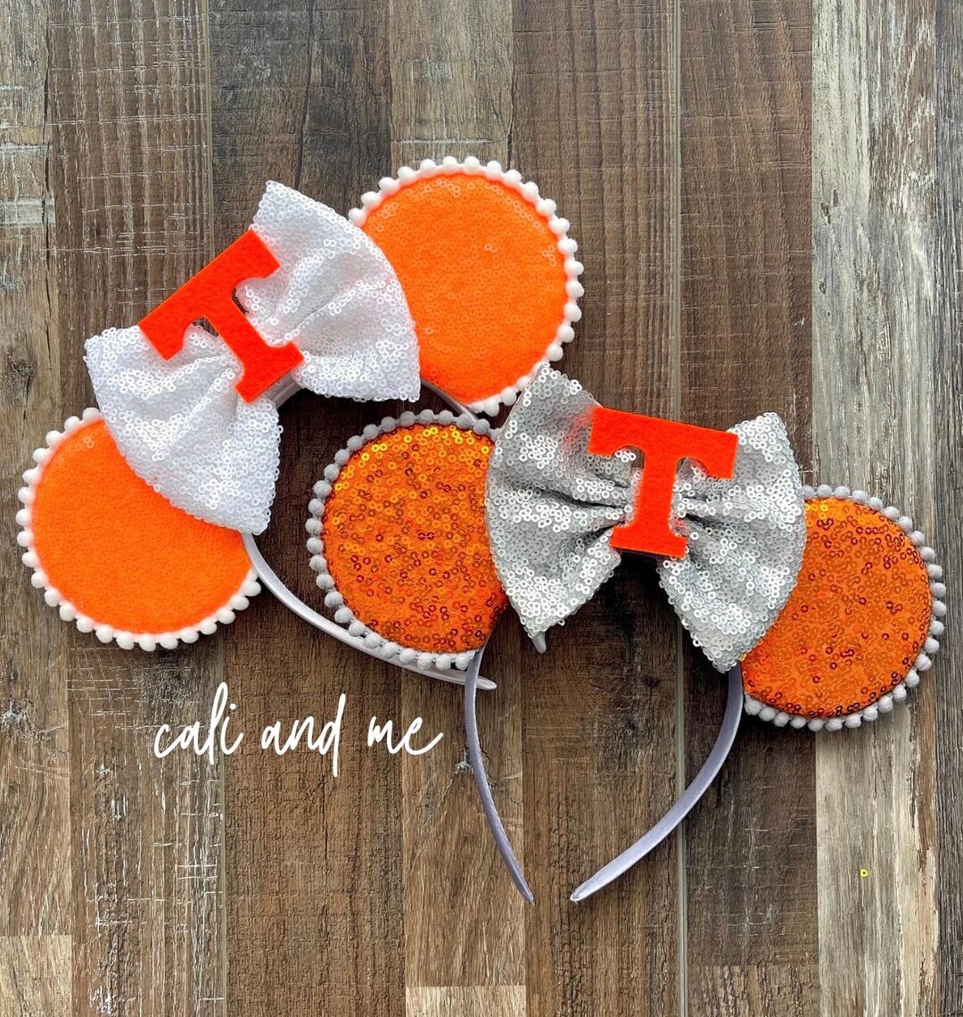 Vols Fan Gift, Tennessee Vols Mouse Ears, Vols Minnie Ears, Vols Mickey ...