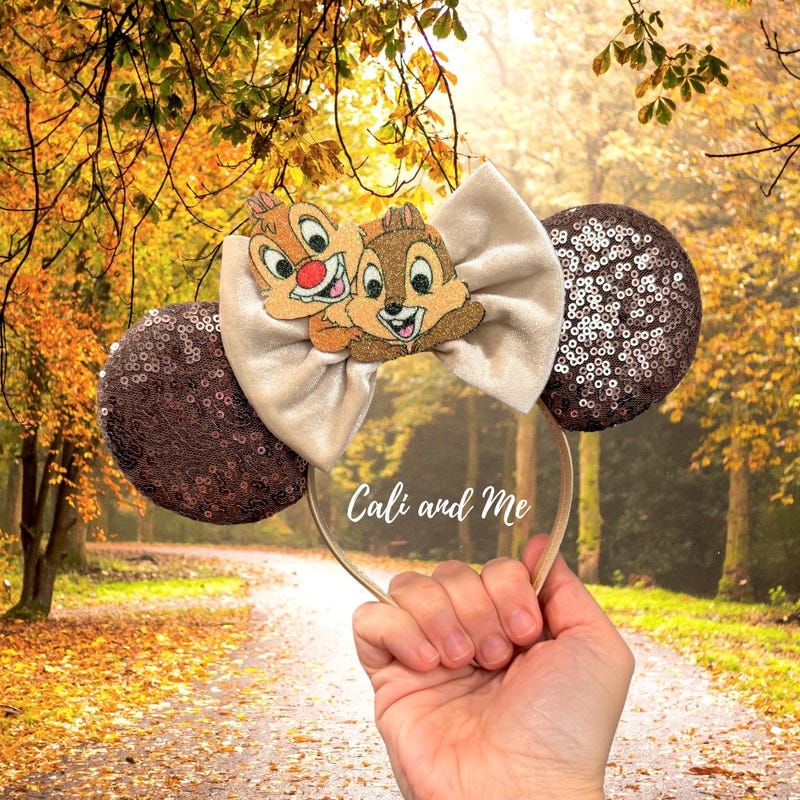 Chip & Dale Mouse Ears - Etsy