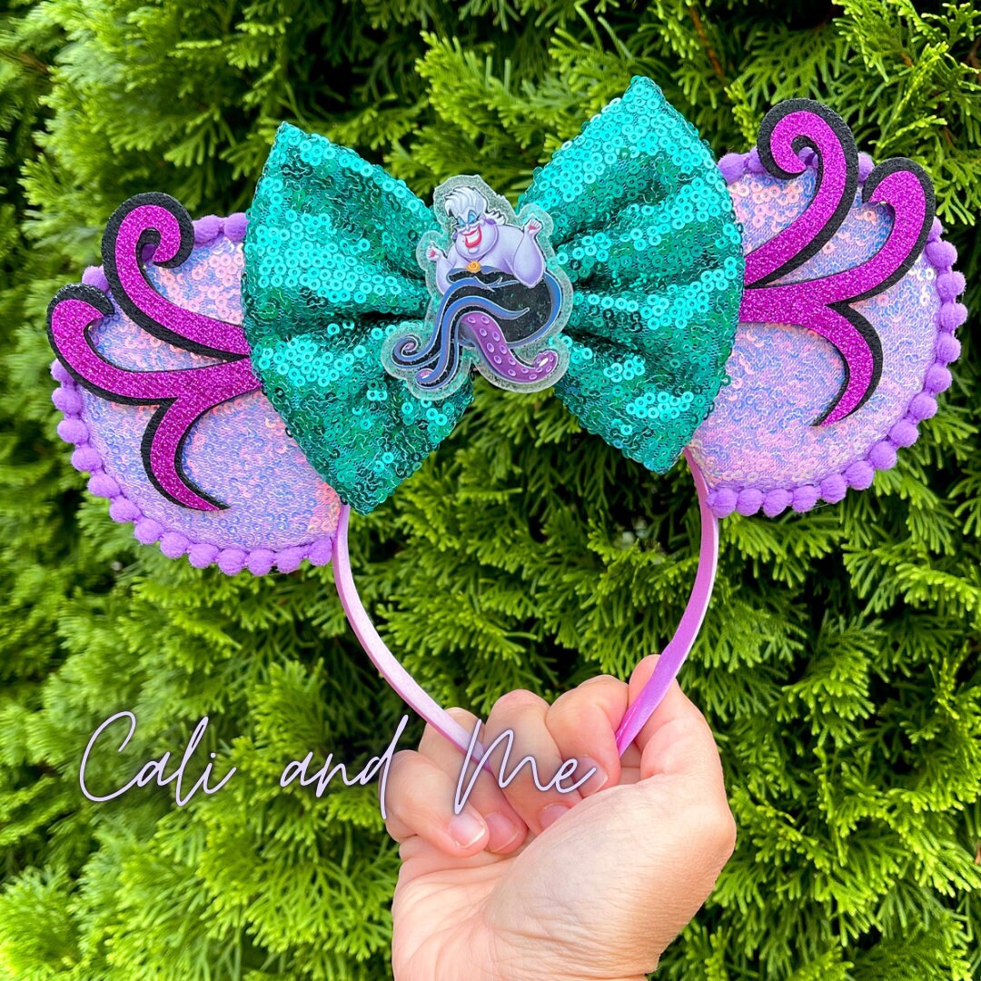 Ursula Mickey Ears, Ursula Minnie Ears, Ursula Mouse Ears, Villian Ears ...