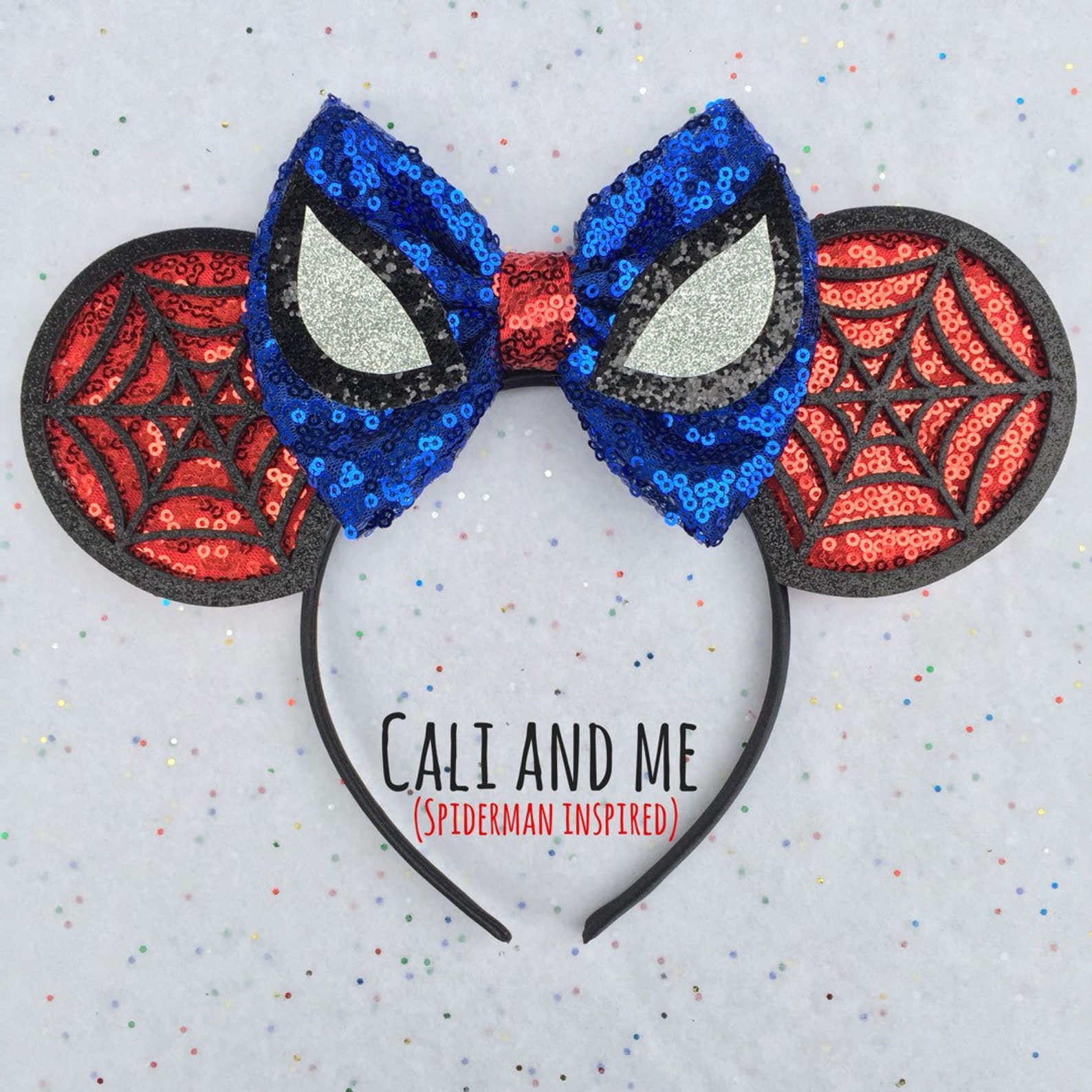 Spider-man Disney Ears Spiderman Mickey Mouse Ears Marvel - Etsy