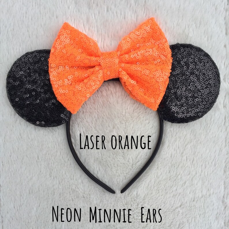 Neon Mickey Ears Neon Minnie Ears Neon Disney Mouse Ears | Etsy