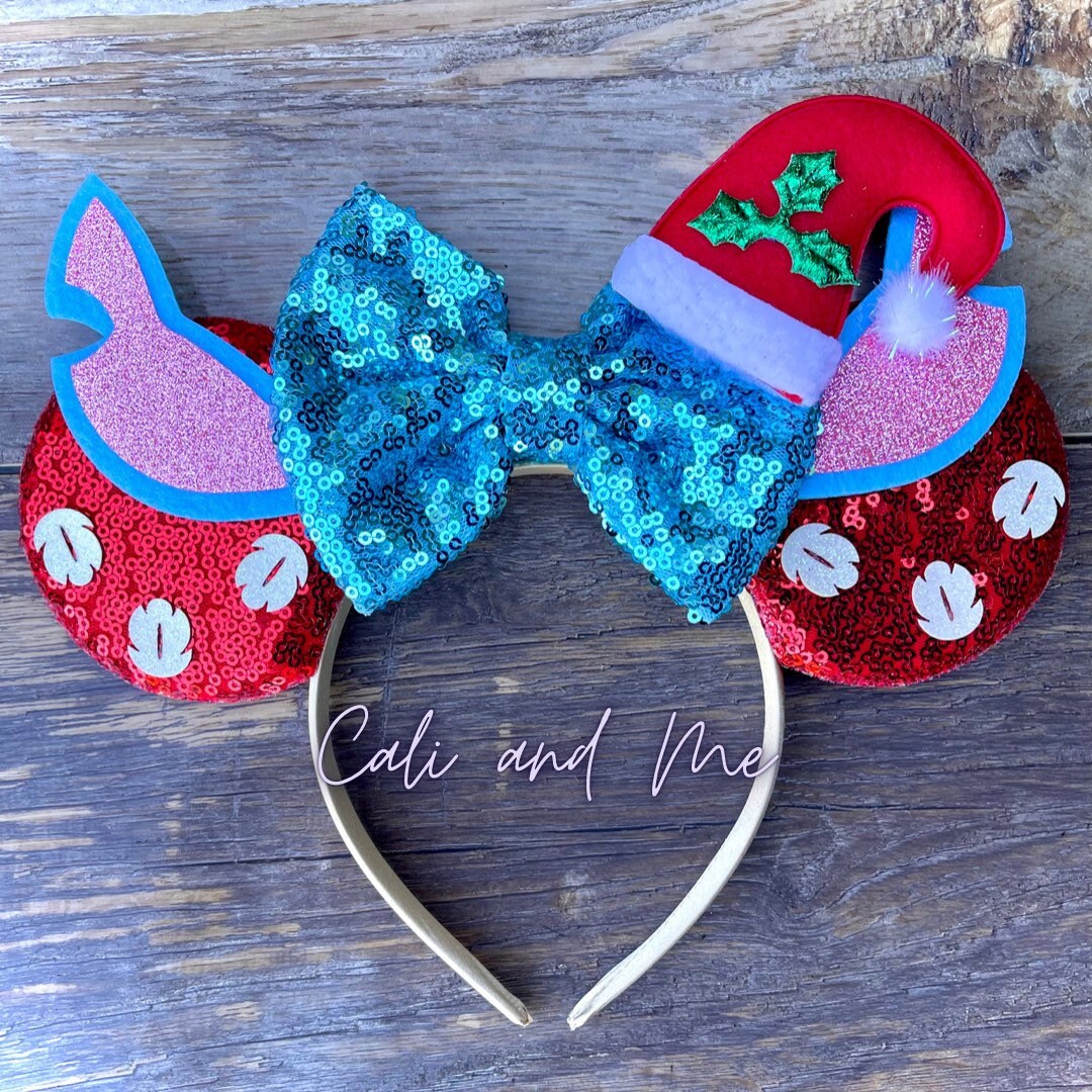 Lilo and Stitch Christmas Ears, Lilo and Stitch Ears, Lilo and Stitch ...