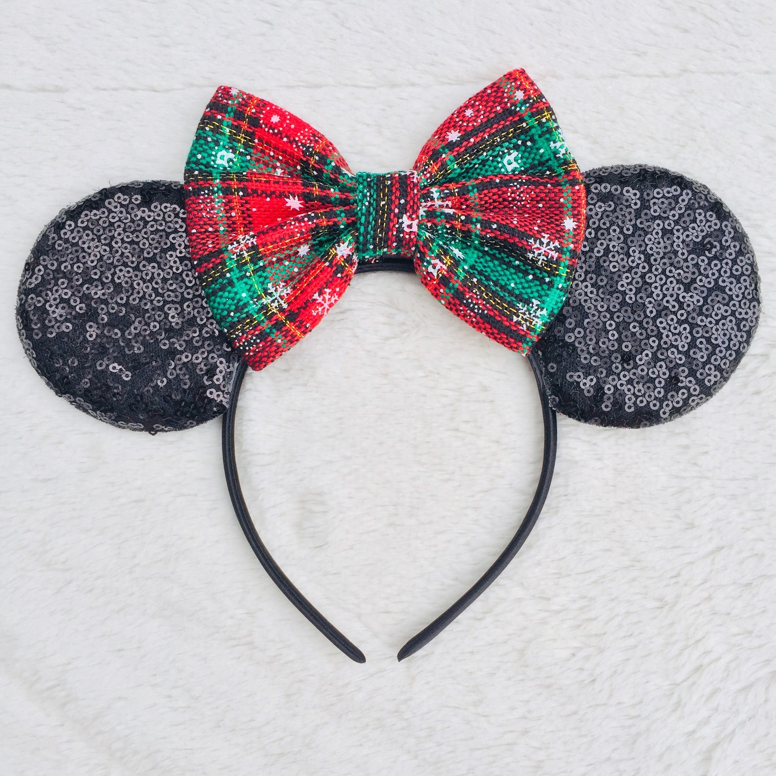 Christmas Mickey Ears Christmas Minnie Ears Christmas Disney - Etsy