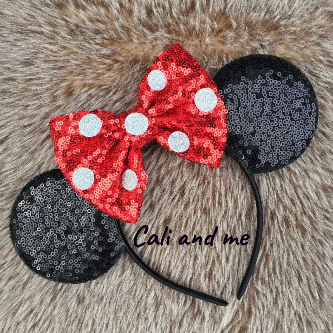 Red Polka Dot Minnie Ears Minnie Mouse Ears Polka Dot Minnie - Etsy