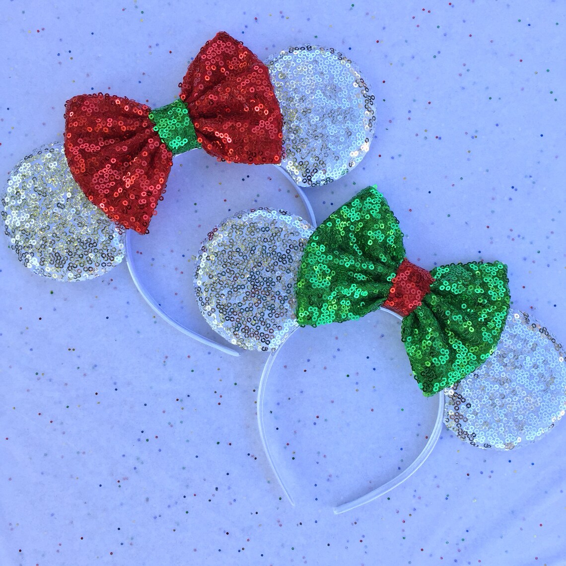 Christmas Ears Christmas Mickey Ears Christmas Minnie Ears - Etsy