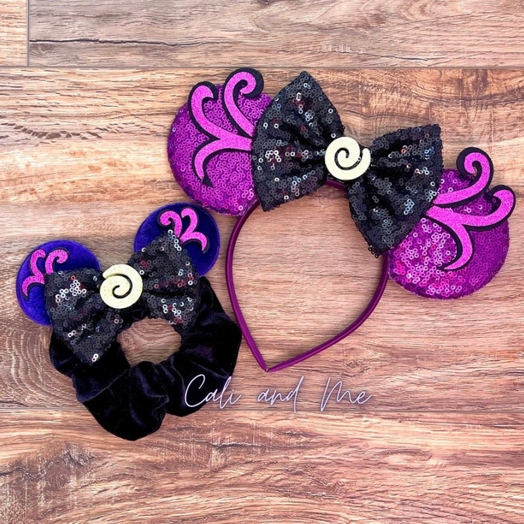 Ursula Ears, Ursula Minnie Ears, Ursula Mouse Ears, Little Mermaid Ears ...