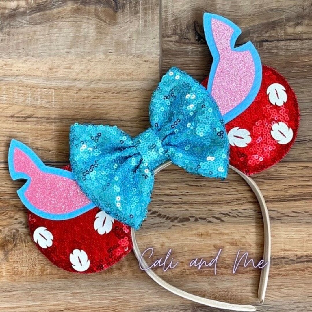Lilo and Stitch Ears, Stitch Minnie Ears, Stitch Mickey Mouse Ears, Minnie Ear, Mickey Ears ...