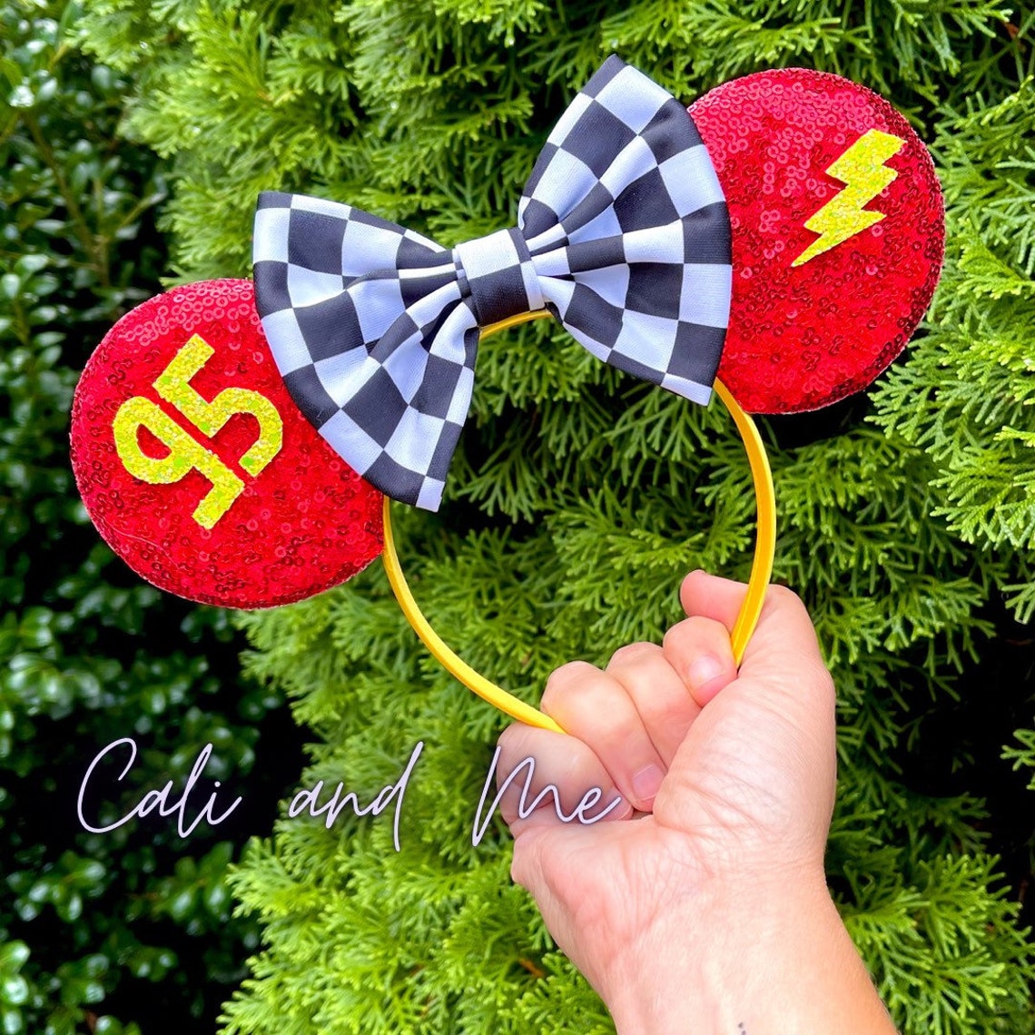 Disney Lightning Mcqueen Ears Cars Mouse Ears Disney Cars - Etsy