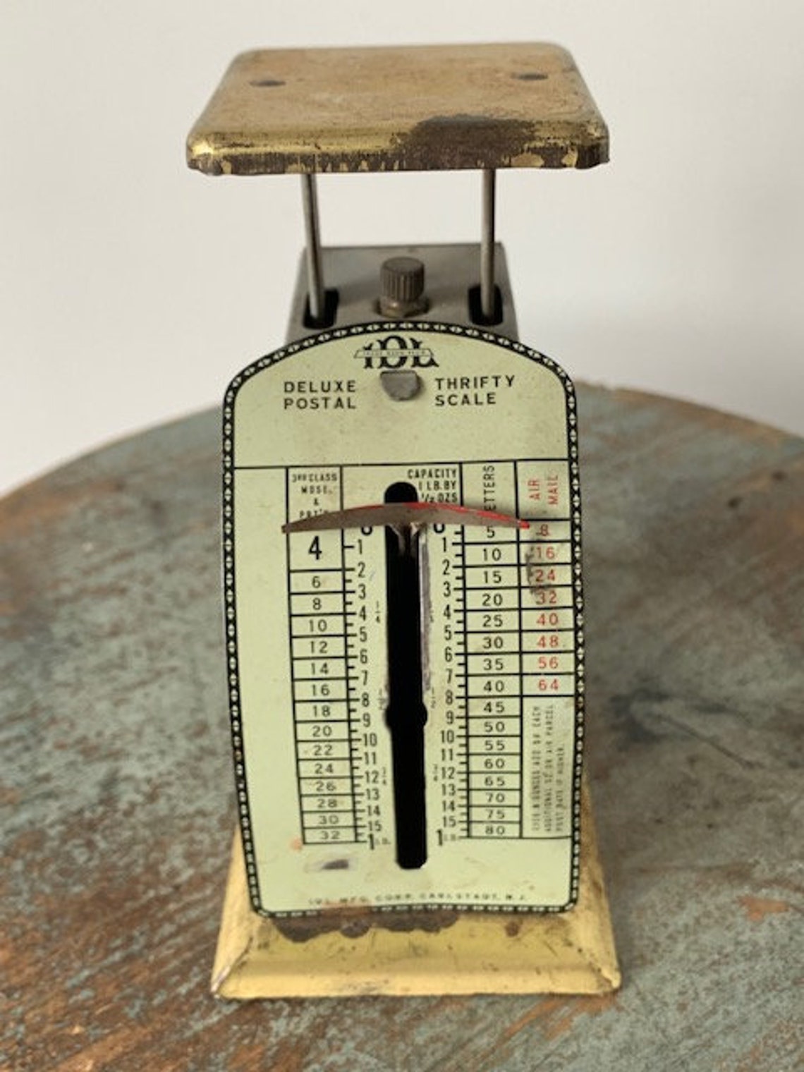 Vintage Scale, Small Postal Thrifty Scale, Tabletop Letter Scale ...