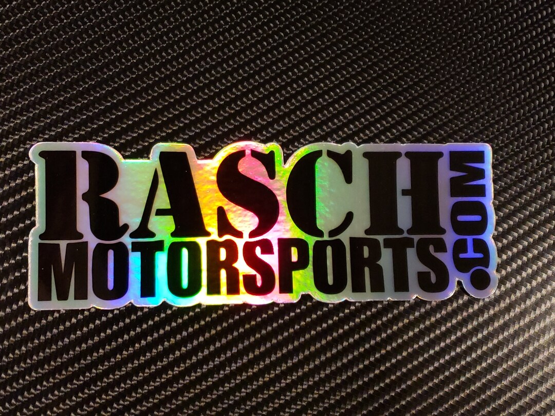 Drag Racing Decal, Rasch Motorsports 6"x2" - Etsy