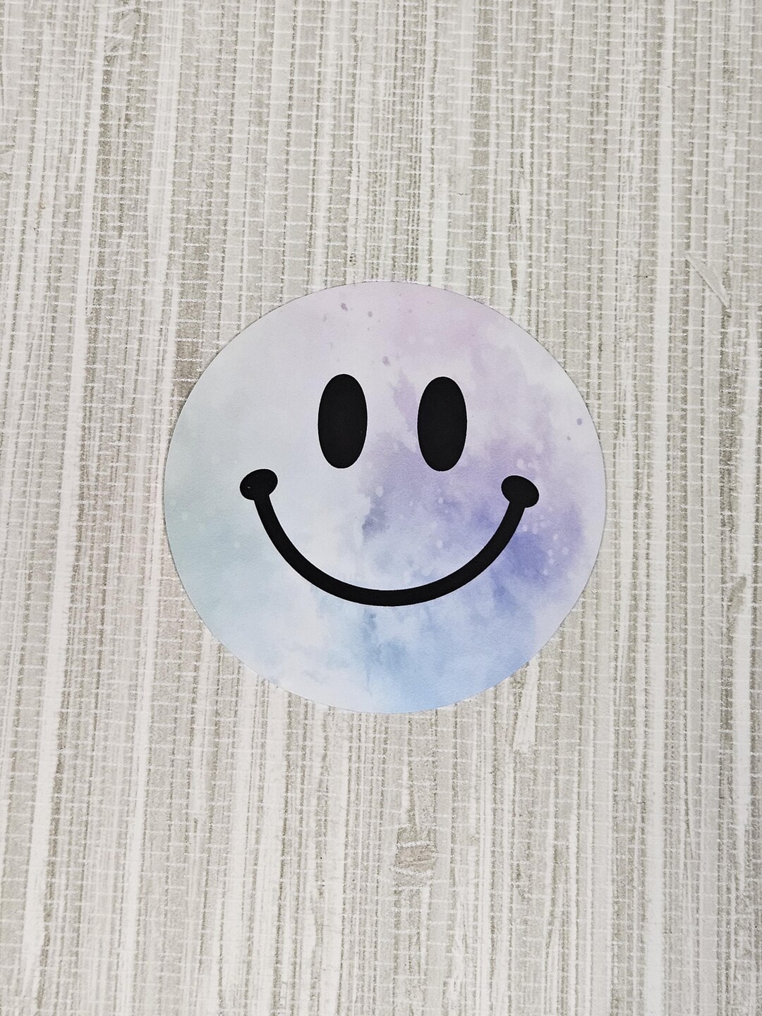Galaxy Smiley Face Sticker | Weatherproof Vinyl Decal - Etsy