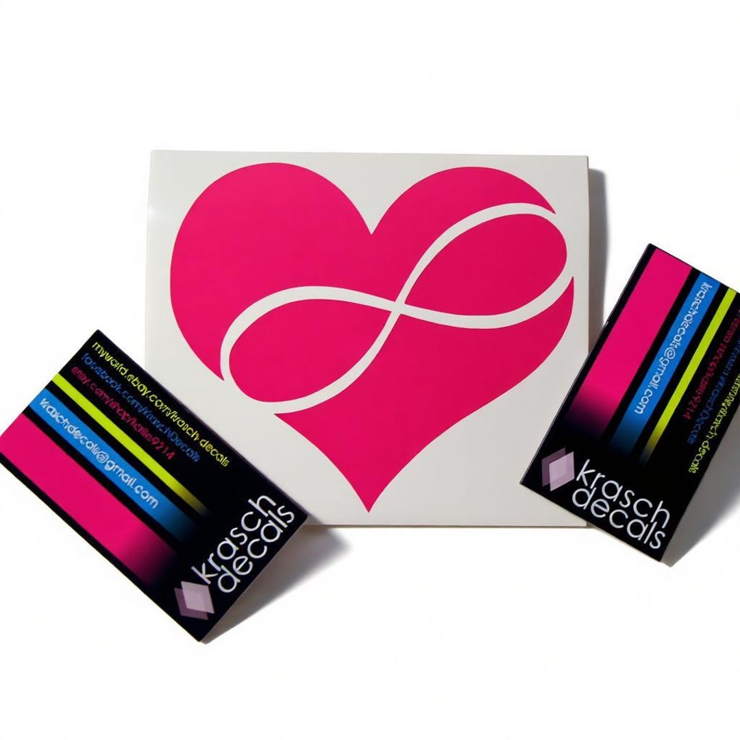 Infinite Love Vinyl Decal | Infinity Symbol Sticker | 5