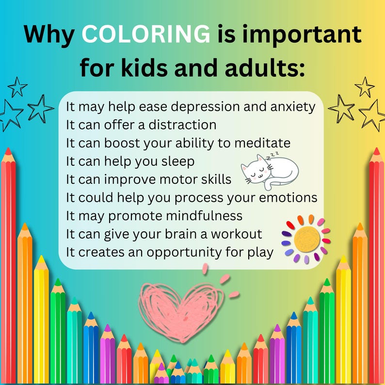 Boho Flowers Coloring Page: Nature Art, Relaxation Gift (instant ...