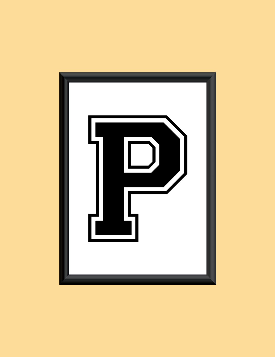 Varsity Letter P