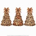 Leopard Print Christmas Tree Clipart: Glam Holiday PNG (digital ...