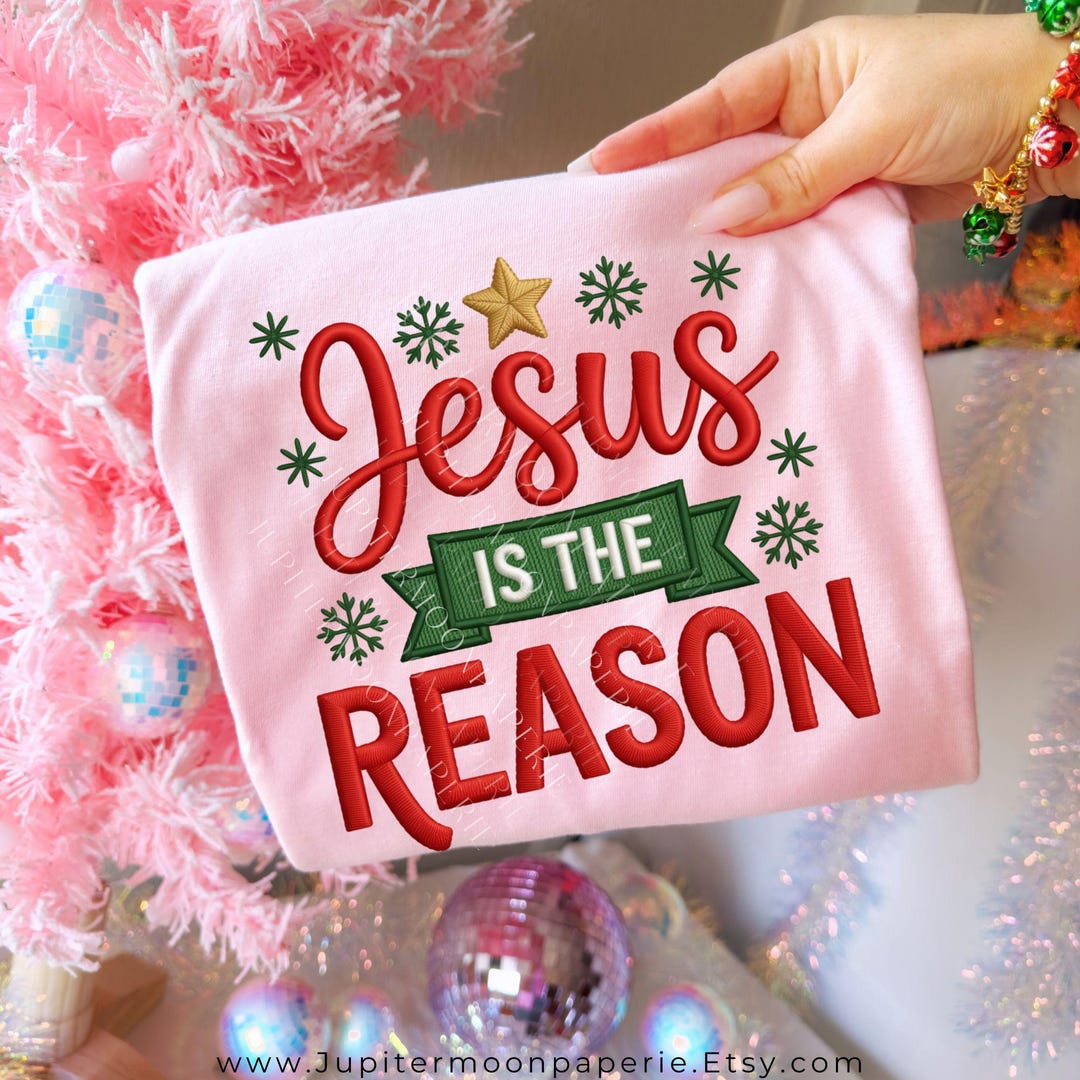 Jesus is the Reason Christmas PNG, Christian Holiday Design (digital ...