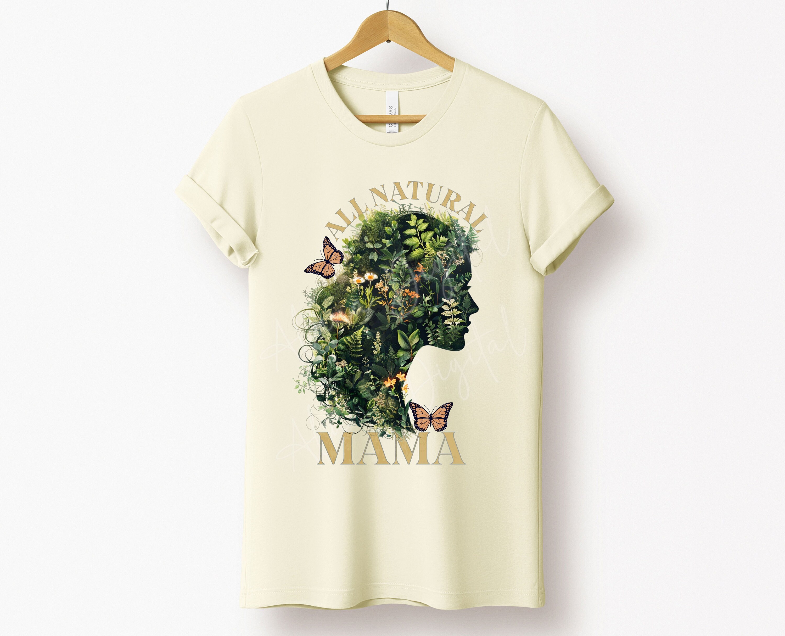 All Natural Mama PNG Shirt Design, Mother's Day PNG, Mothers Day ...