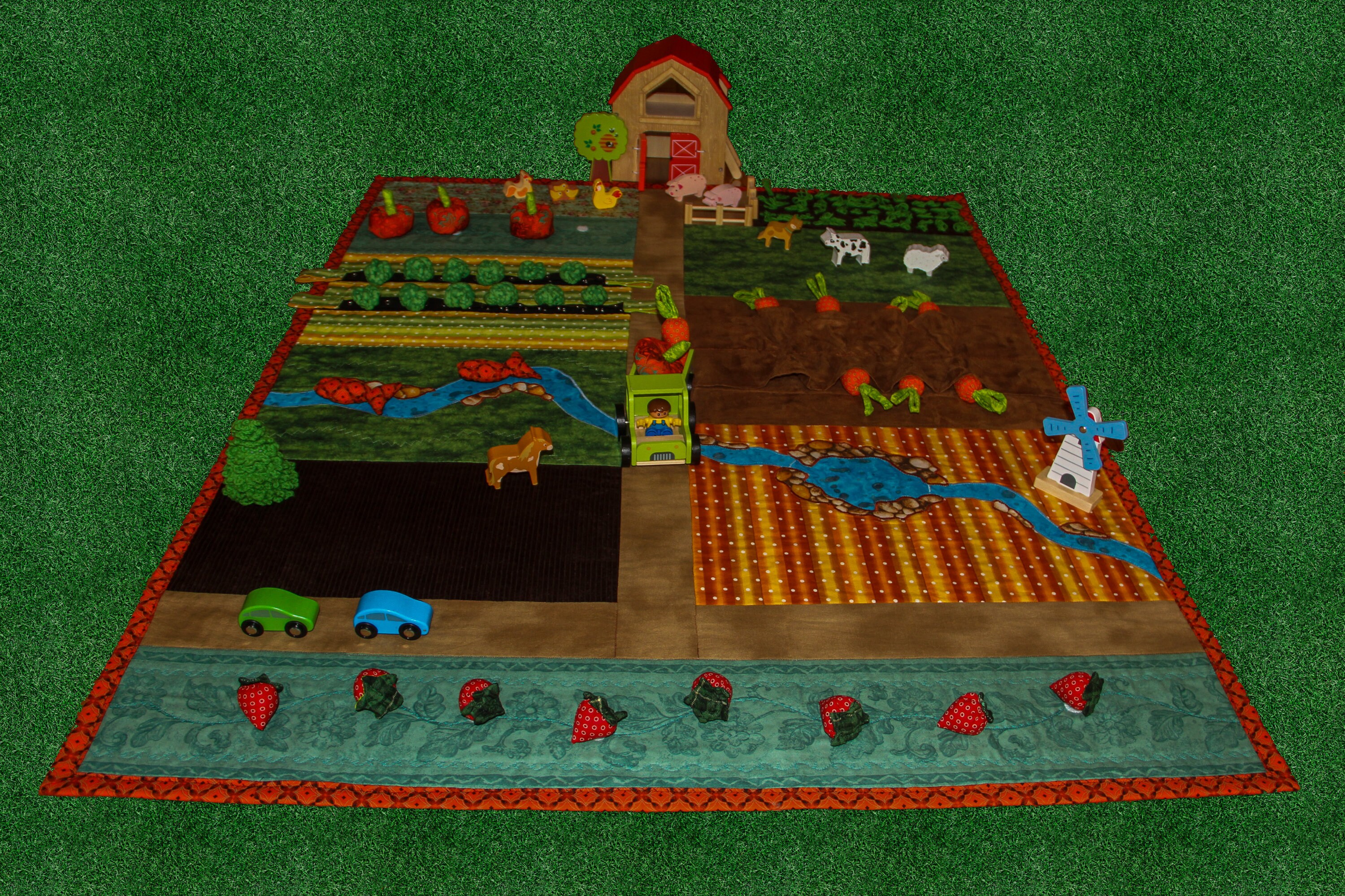 The Patchwork Farmyard Playmat Pattern (printed Pattern Only) - Etsy
