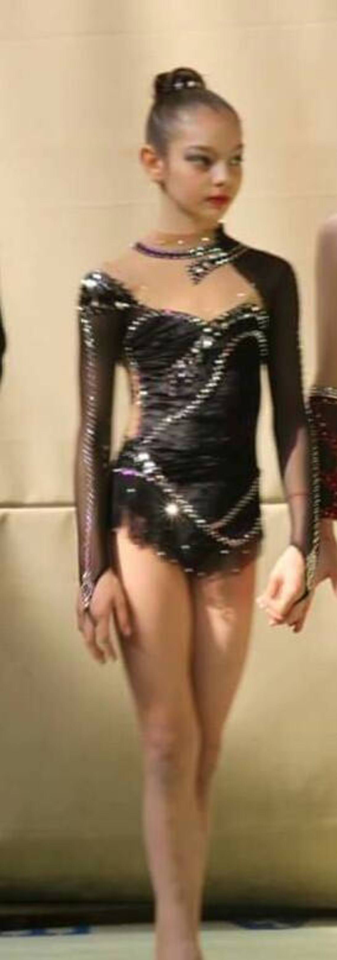 Rg Leotard With Dmc Crystals Rhythmic Gymnastics Leotard With Basic