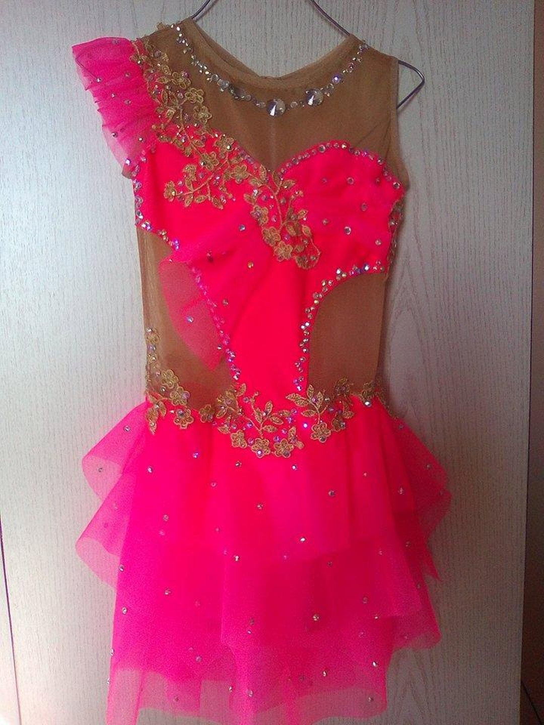 Junior Latin Ballroom Dancing Dress, Rg-leotard for Competition, Dance ...