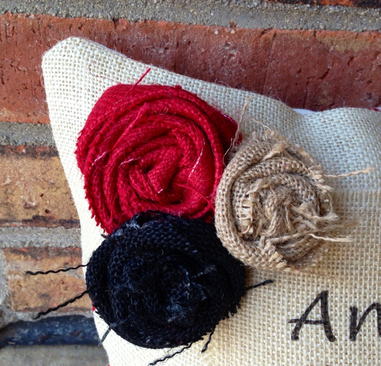 Cincinnati Reds Burlap/red Chevron Pillow - Etsy