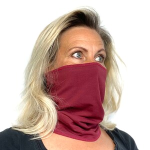 Neck Warmer Nose-mouth-scarf Loop Cloth Cotton Jersey Kiwi - Etsy