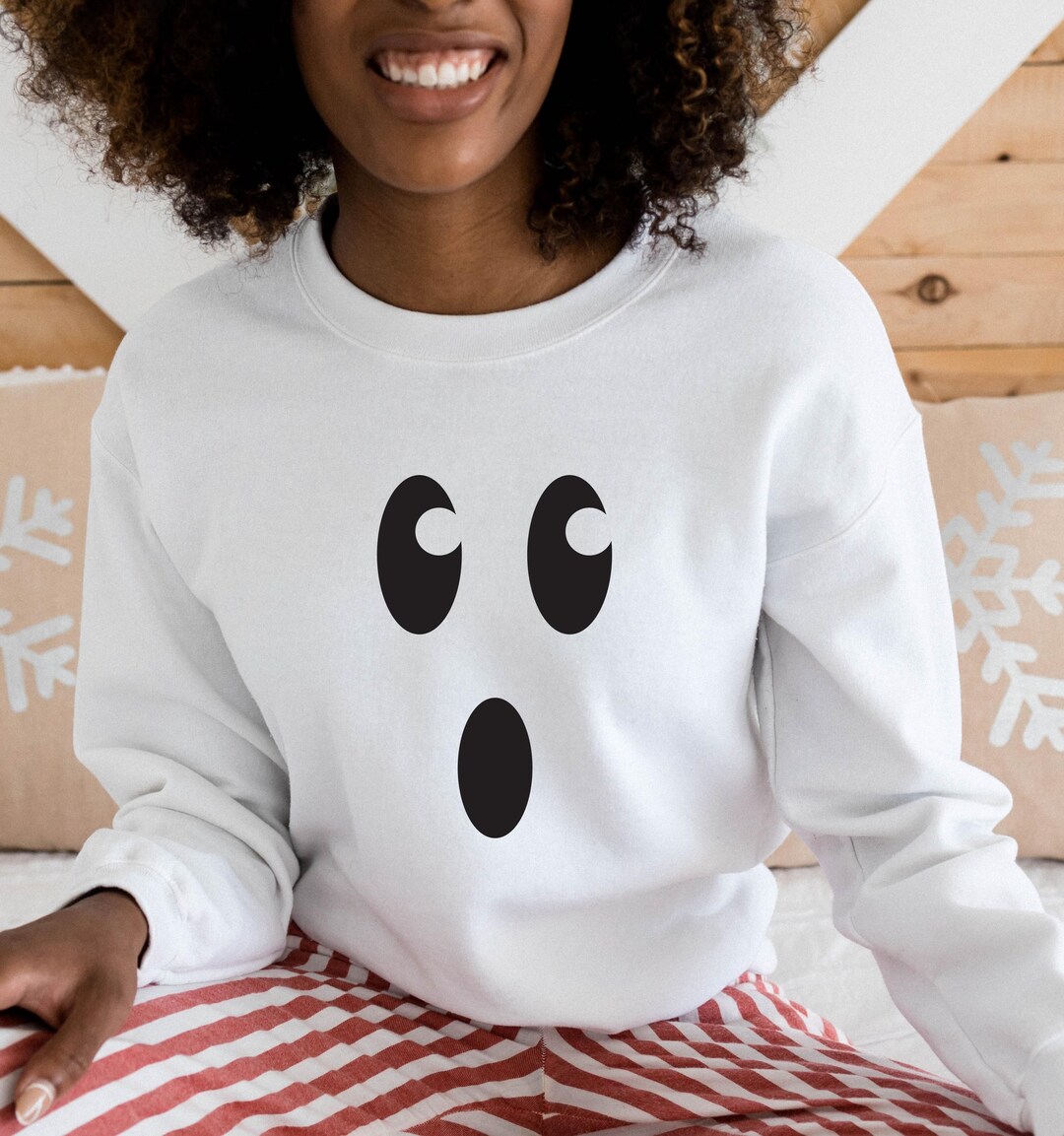 Ghost Face Sweatshirt, Halloween Ghost Costume, Ghost Face Adult ...