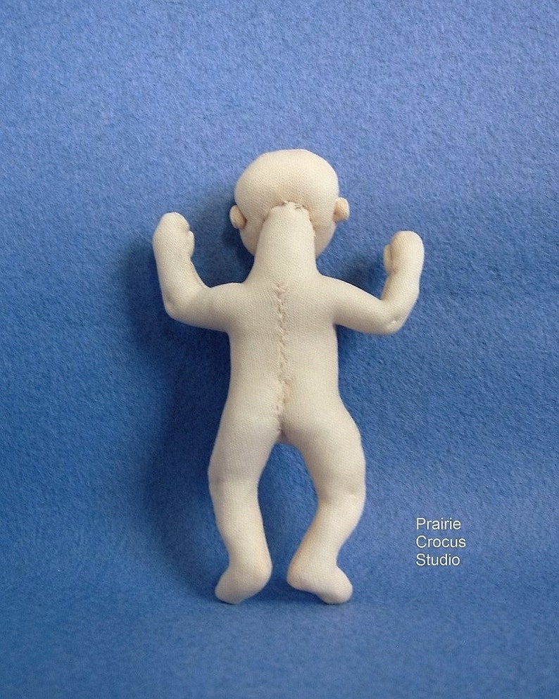PDF Sewing Pattern 1:6 Scale 4 Baby 10 Cm Cloth Doll - Etsy