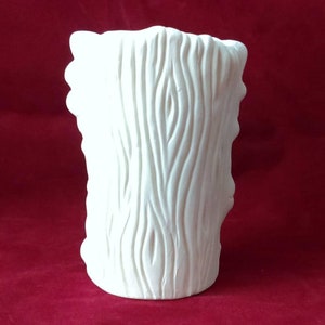 READY TO Ship-ready to Paint - Ceramic Ent Vase or Pencil Holder- 5.5 ...