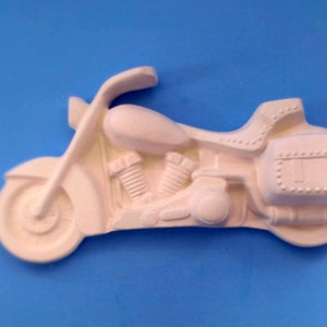 Ceramic Motorcycle Wall Plaque or Table Decoration- 9.75 Inches Long ...